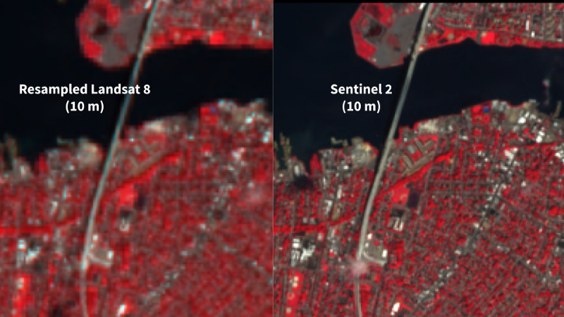 Blurry no more?! Using Deep Learning to Harmonize Satellite Imagery ...