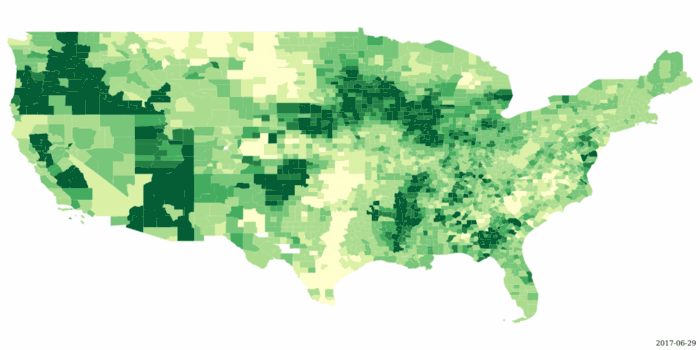 Multi-dimensional Choropleth Maps using PostGIS, GeoServer, and Google ...